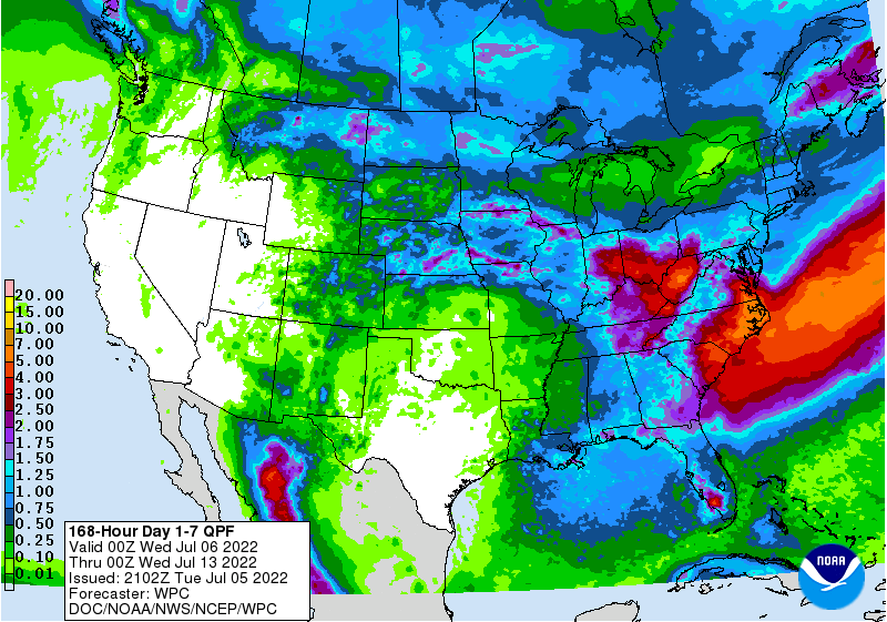 Eastern US will see storms and drought-busting rainfall as the western ...