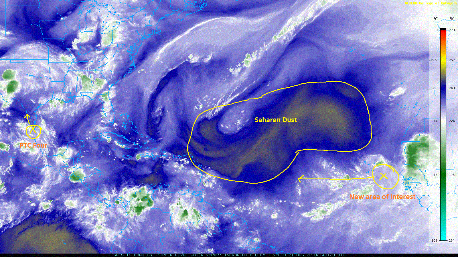 Atlantic Ocean shows signs of life, Pacific continues to be active ...
