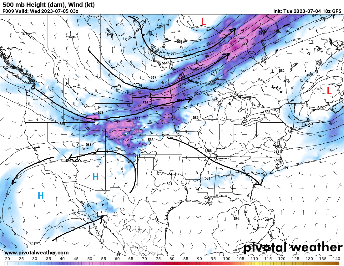 7/5/2023 – US Weather Forecast: Rising heat in the west, wet in the ...
