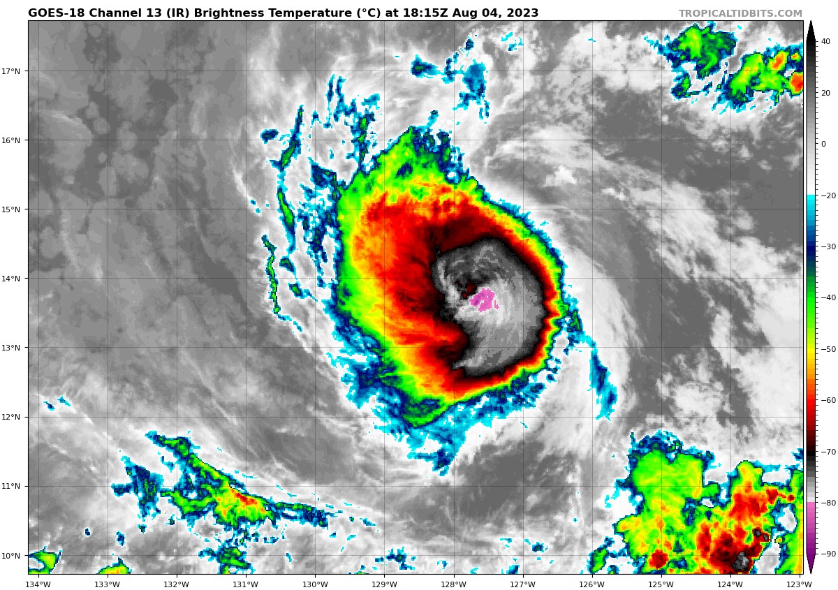 Hurricane Dora and Invest 97E in Pacific While Atlantic Stays Quiet ...