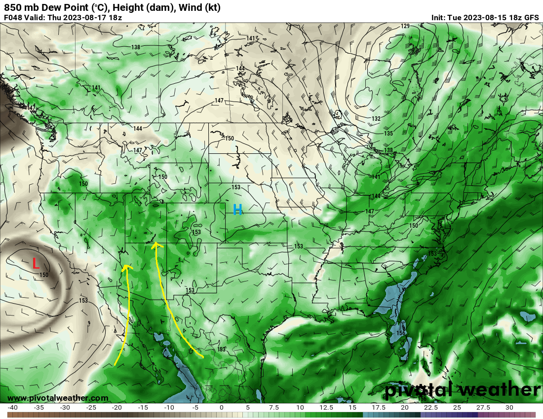8/16/2023 – US Weather Forecast: Here comes the heat! Southwest sees ...