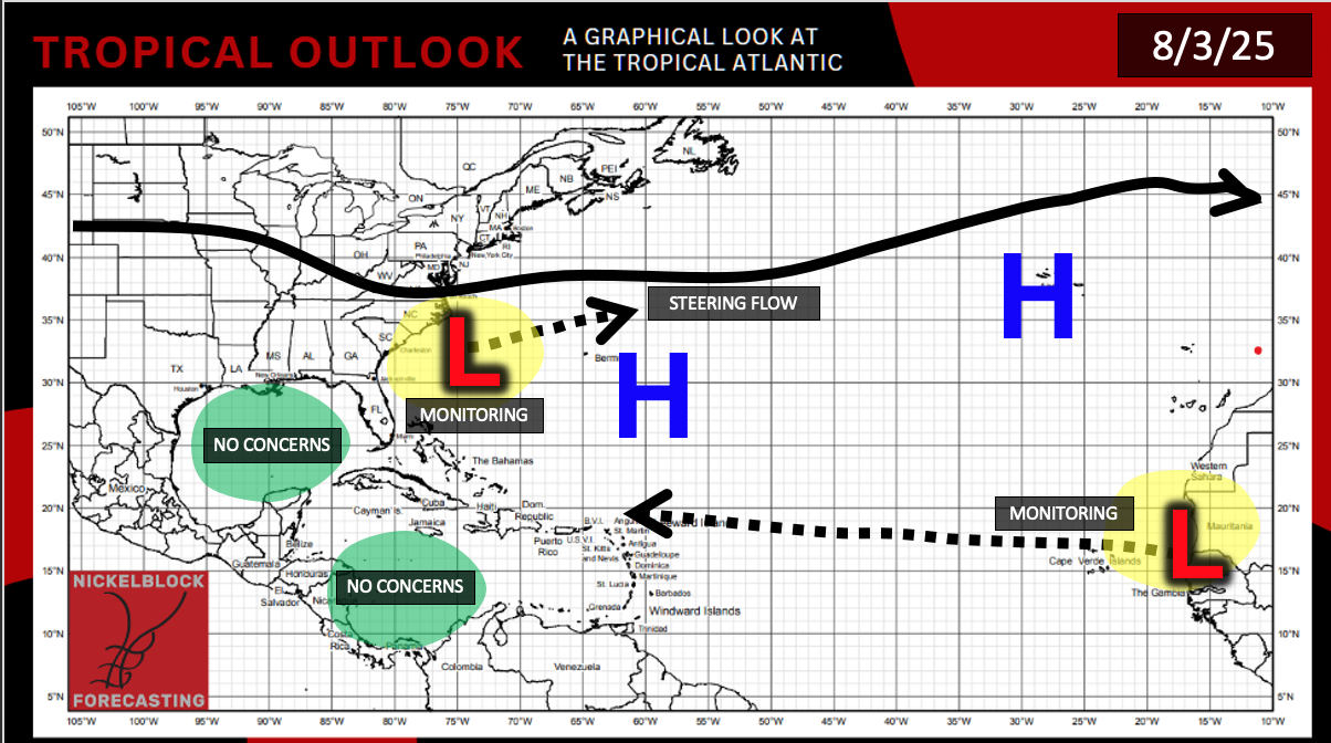8/3/25 Tropical Outlook: Storm train in the Pacific; Atlantic starting ...