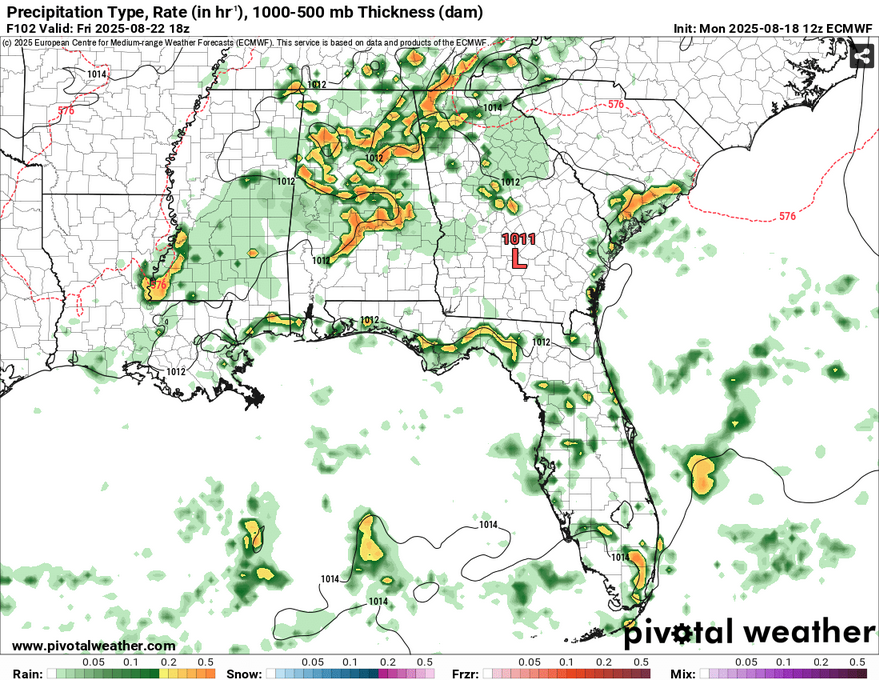 Overbearing Heat with Rain on the Way – Week Ahead Forecast for South ...