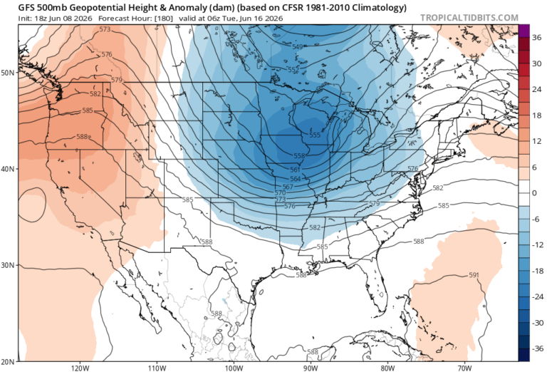 Hot and Mostly Dry Week with Rain Closing This Weekend: Regional ...