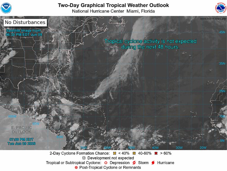Tropical Forecast: 6/9/2026 – NickelBlock Forecasting